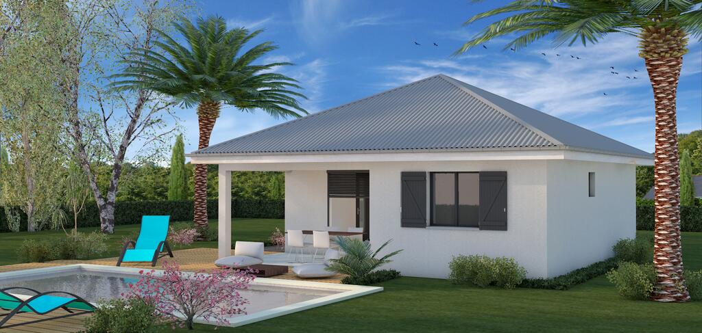 A SAISIR !!! SAINTE ROSE - TERRAIN + MAISON - VILLARCHIPEL